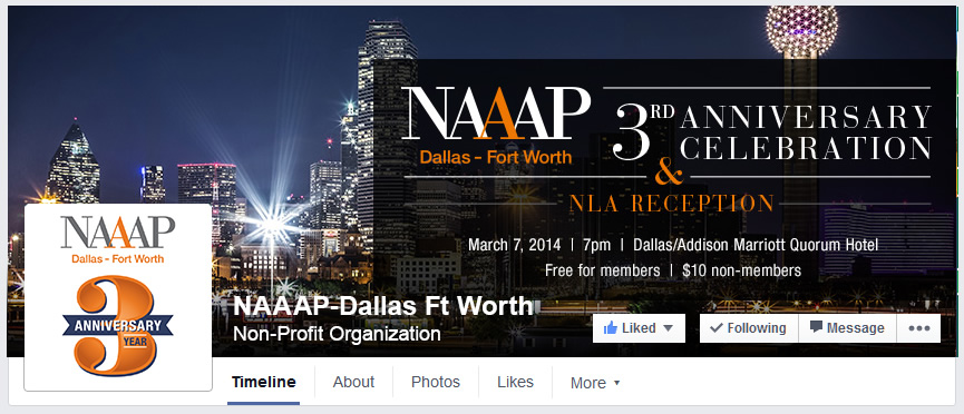 Branding and Design for NAAAP Dallas-Fort Worth